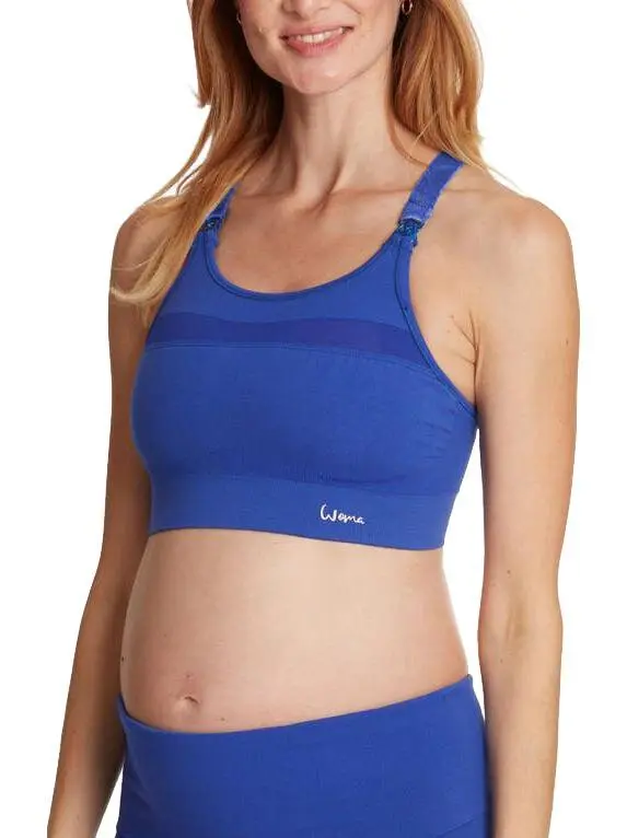 CACHE COEUR Woma Maternity And Nursing Sports Bra - Electric Blue