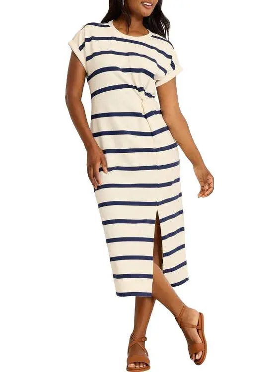 Tommy Bahama Agua Twisted Midi Dress - Coconut