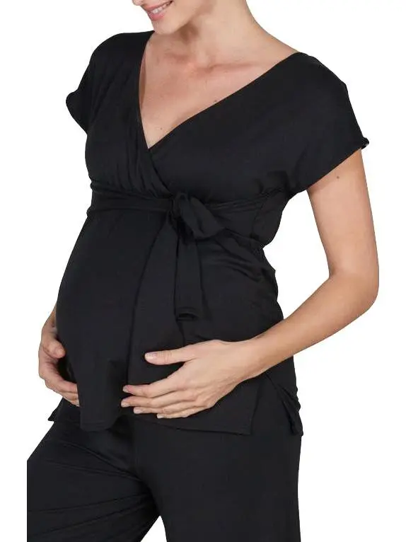 CACHE COEUR Origin Maternity And Nursing Tunic - Black