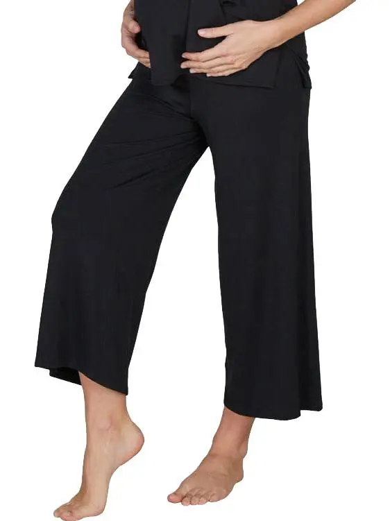 CACHE COEUR Origin 7/8th Maternity Pants - Black