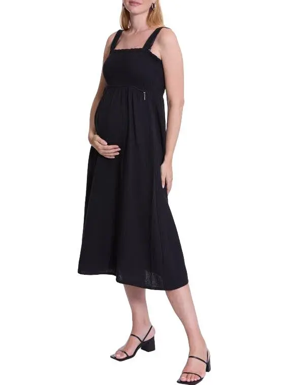 CACHE COEUR Lola Maternity And Nursing Dress - Black
