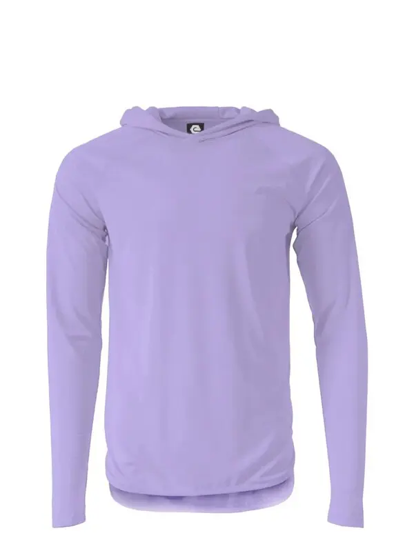BENBEN Lightweight Long Sleeve Droptail Hoodie - Lavender