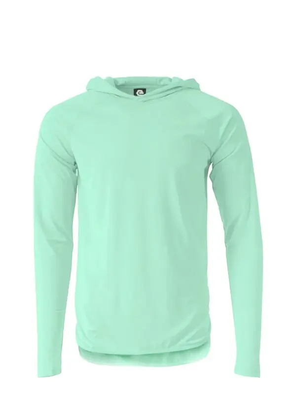 BENBEN Lightweight Long Sleeve Droptail Hoodie - Mint