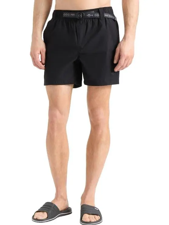 SALT LIFE Indicator Fishing Shorts - Black