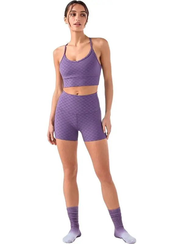 TAVI Hot Shorts - Grape Abstract