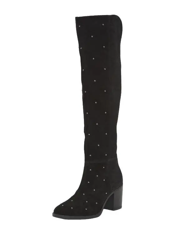 Lucky Brand Borah 2 Knee High Boot - Black Stud