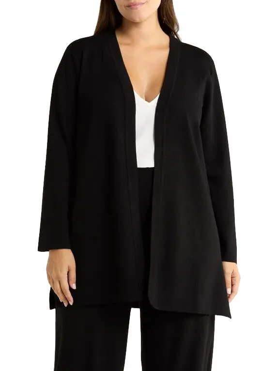 Anne Klein Kissing Front Cardigan - Anne Black