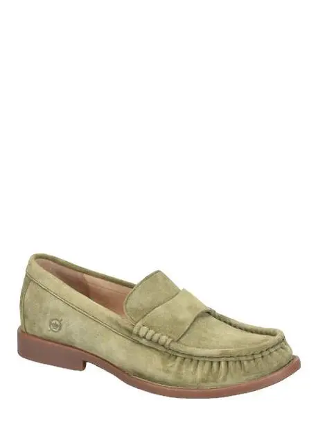 BØRN Maris Loafer - Green Suede