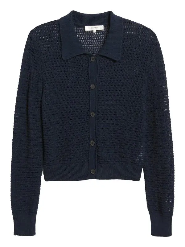 FRAME The Shrunken Cardigan - Navy