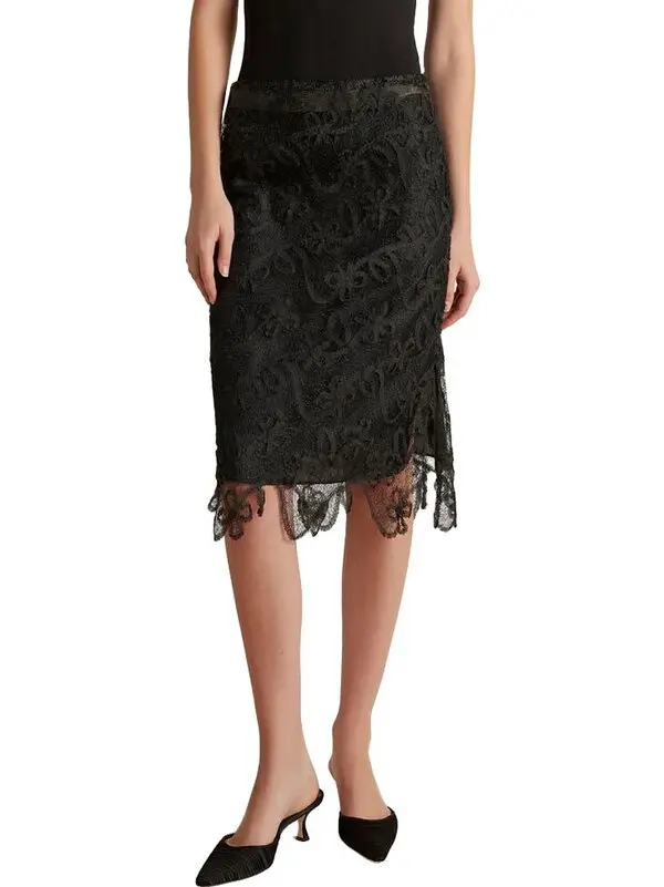 Marina Moscone Lace Tubino - Black