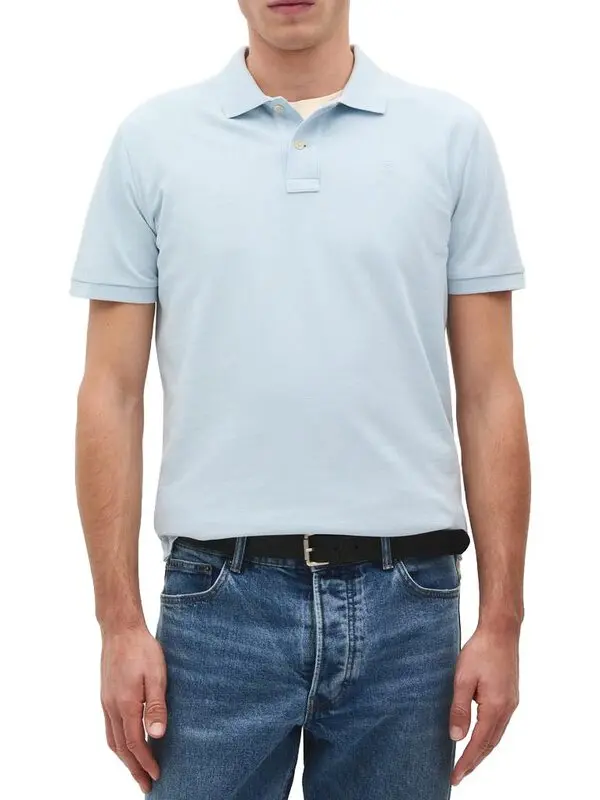 SCALPERS Basic Polo Ii - Light Blue