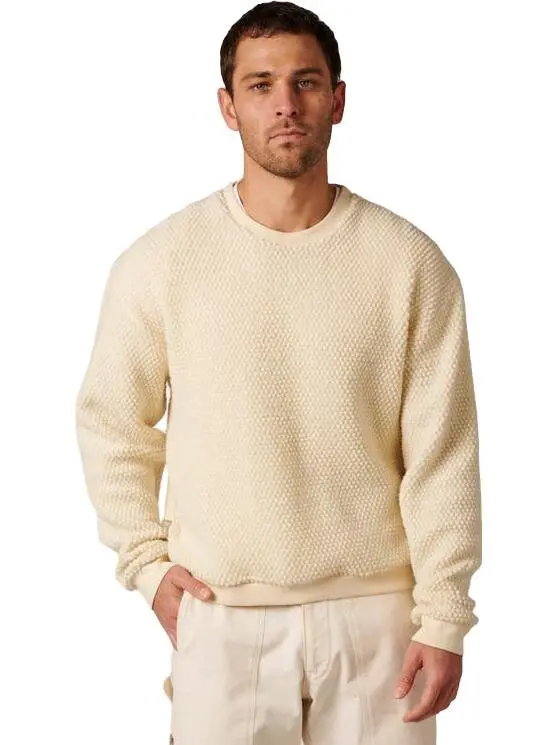 LEISURE LAB Niseko Wool Crewneck - Powder