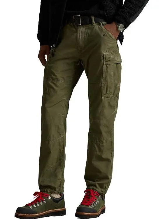 Polo Ralph Lauren Lightweight Rustic Canvas Cargo Pants - Outdoors Olive