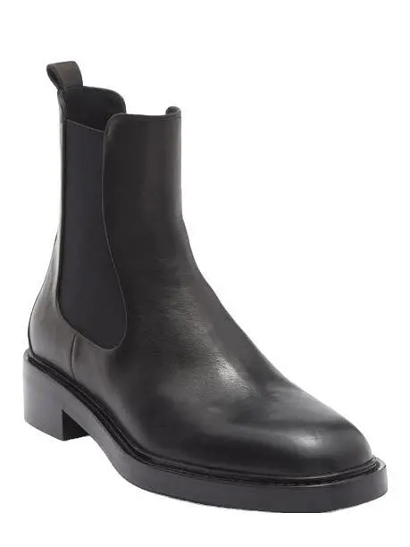 Jeffrey Campbell Foghorn Leather Chelsea Boots - Black