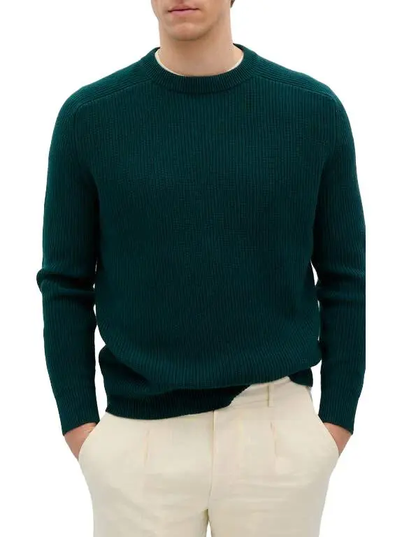 SCALPERS Purl Knit Sweater - Green
