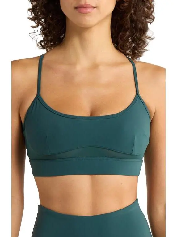 MPG Sculpt Mesh Inset Sports Bra - Ponderosa Pine