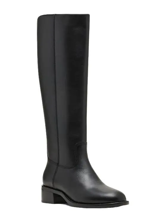 Blondo Freya Waterproof Knee High Boots - Black Leather