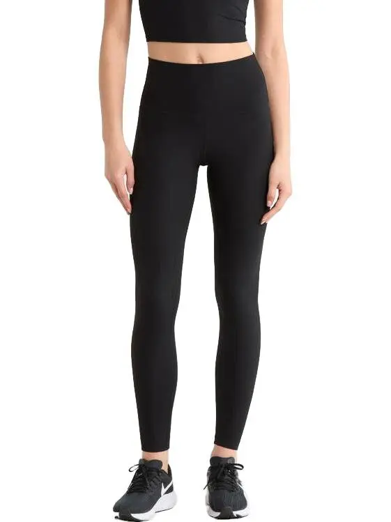 MPG Ribbed Leggings - Black