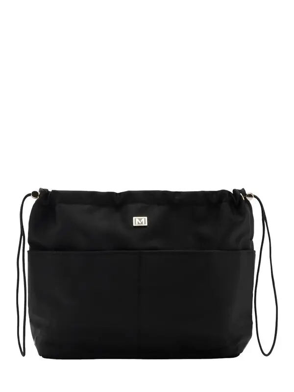 Mango Nylon Toiletry Bag - Black