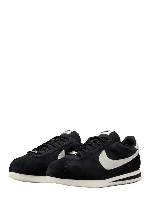 Nike Cortez Premium Sneaker - Black/sail