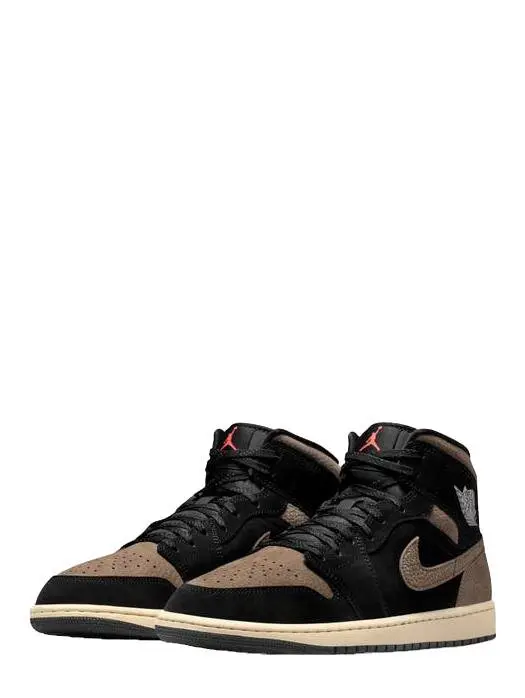 JORDAN Air 1 Mid Se Sneaker - Black/olive Grey