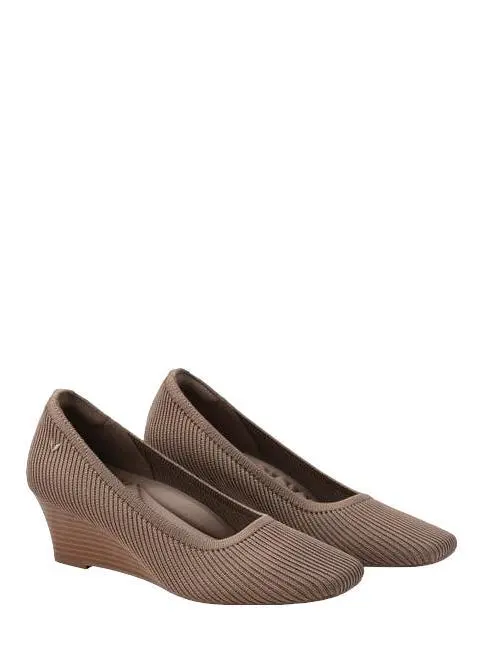 Vivaia Margot Wedge Pro Square-toe Heel - Espresso