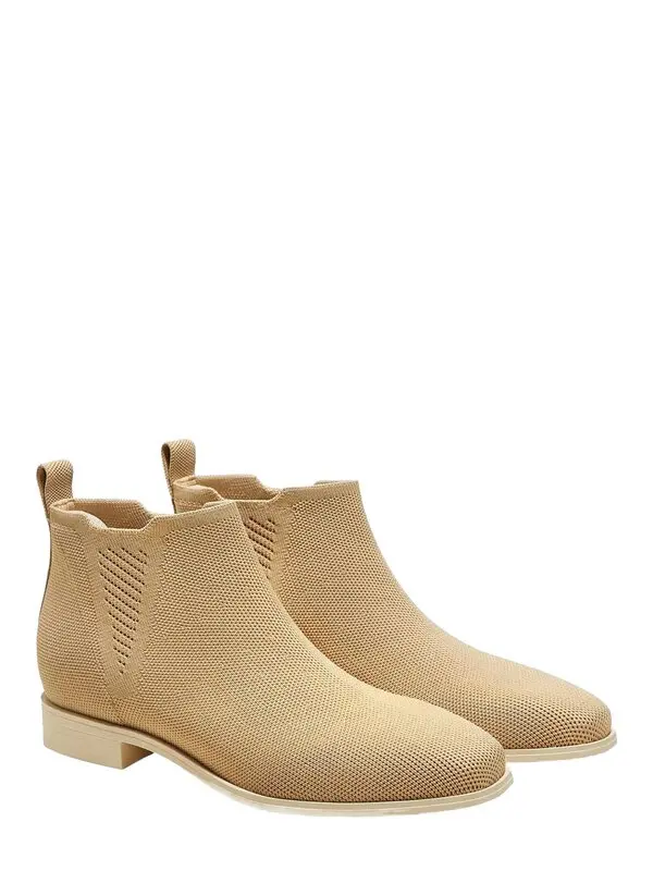 Vivaia Ryan Slip-on Chelsea Boots - Nude Peach