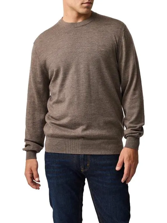 Rodd & Gunn York Bay Merino Wool Sweater - Sable