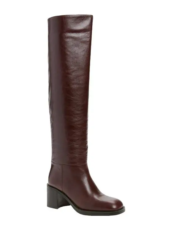 Jeffrey Campbell Vinyl Over-the-knee Boots - Brown