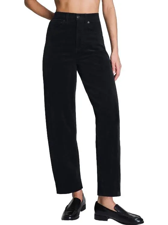Spanx Corduroy Barrel Pants - Classic Black