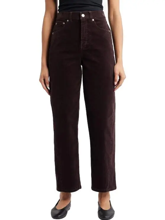 Spanx Corduroy Barrel Pants - Truffle Brown