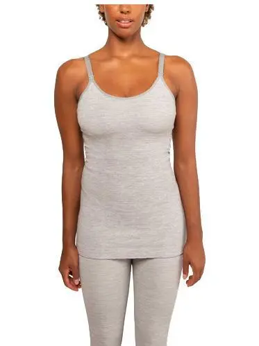 MODERN ETERNITY Seamless Maternity Nursing Tank - Graphite Melange