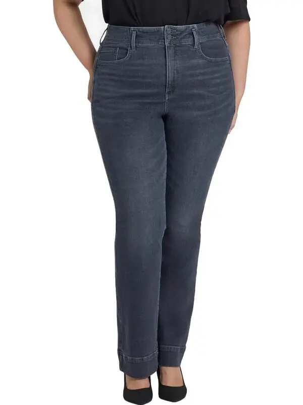 NYDJ Barbara Hollywood Bootcut Jeans - Graphite Hill