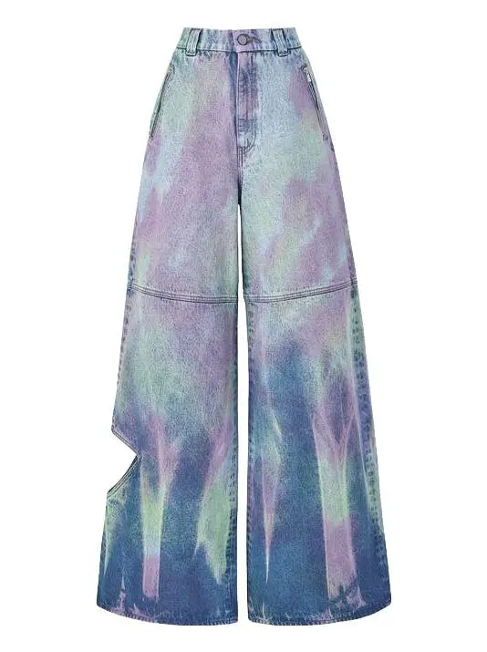 UNTOURAGE THE LABEL Lani Tie-dye Trousers - No Color