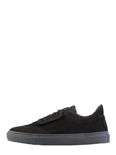 FINI Bold Leather Sneakers - Black