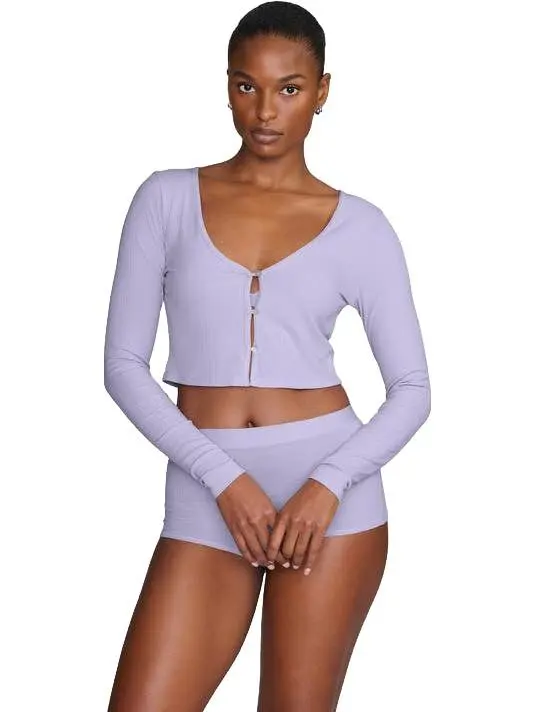 CUUP The Cropped Cardigan - Lilac