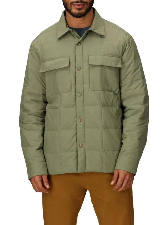 MARMOT Ares 700 Fill Power Down Shacket - Olive Grove