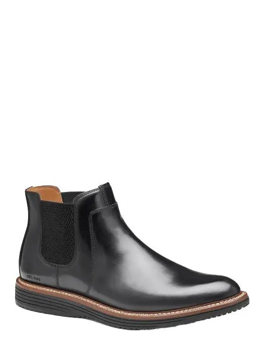 Johnston & Murphy Upton Chelsea Boot - Black Full Grain