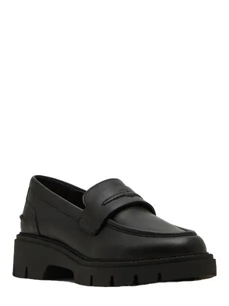 Blondo Kaider Waterproof Lug Loafer - Black Leather
