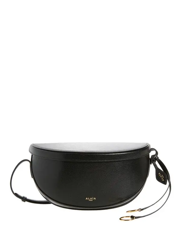 Alaïa Hip East West Crossbody Bag - Noir