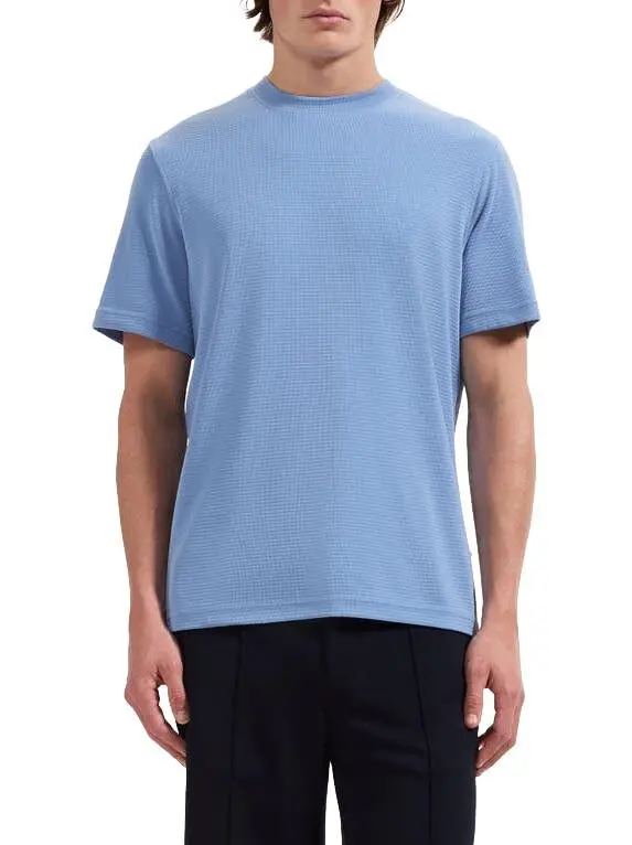 Bugatchi Orville Crewneck T-shirt - Classic Blue