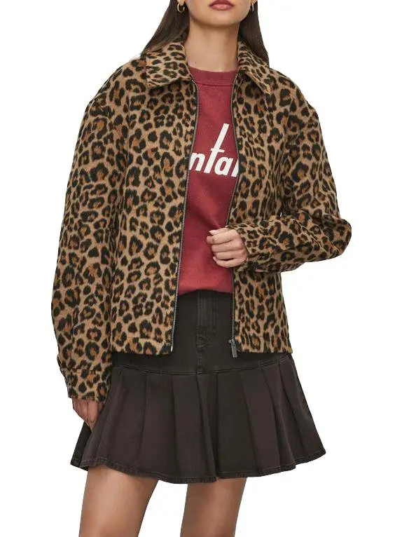 NEXT Leopard Print Jacket - Brown