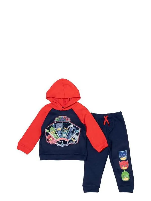 PJ MASKS Fleece Hoodie And Pants Set - Blue