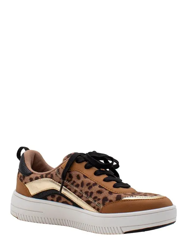 VOLATILE Sloane Lace-up Sneakers - Leopard