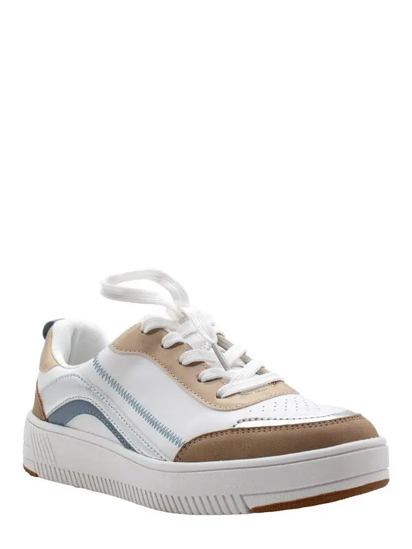 VOLATILE Sloane Lace-up Sneakers - White