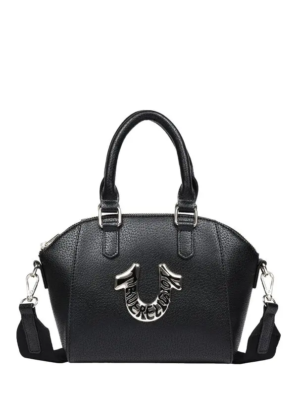 True Religion Retro Horseshoe Mini Satchel - Black