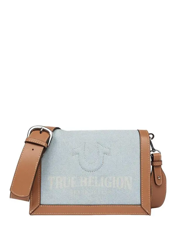 True Religion Multi-compartment Crossbody - Light Blue