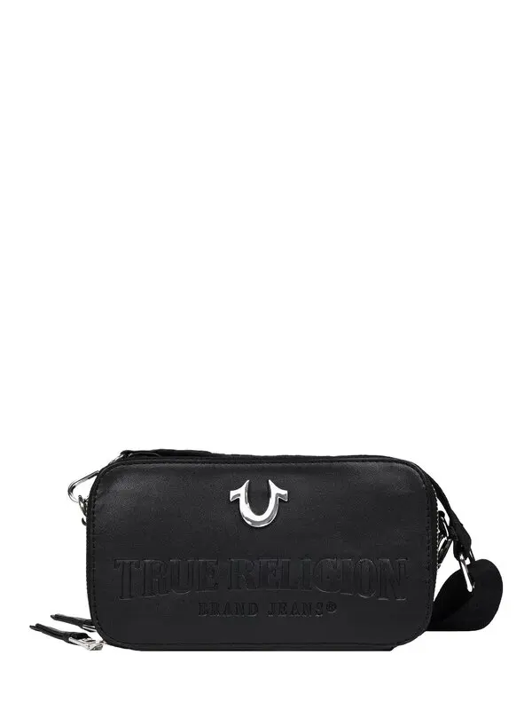 True Religion Double-zip Horseshoe Camera Bag - Black