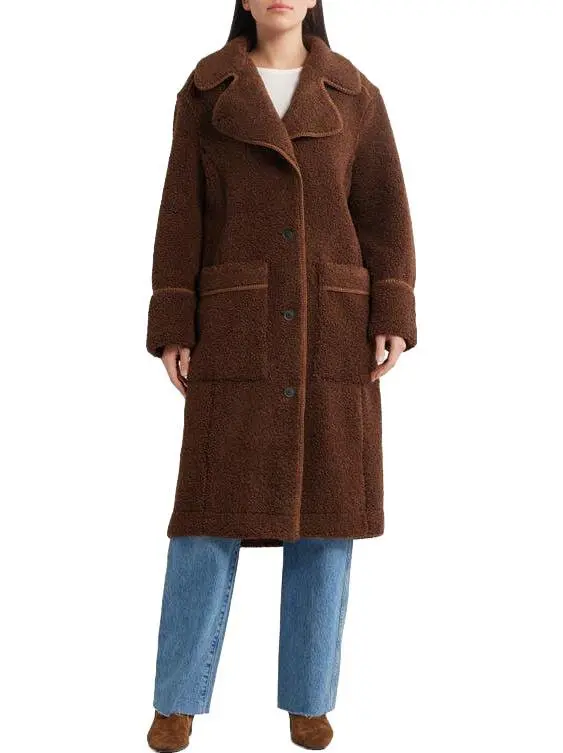 UGG Sema Uggfuff Coat - Deep Nutmeg