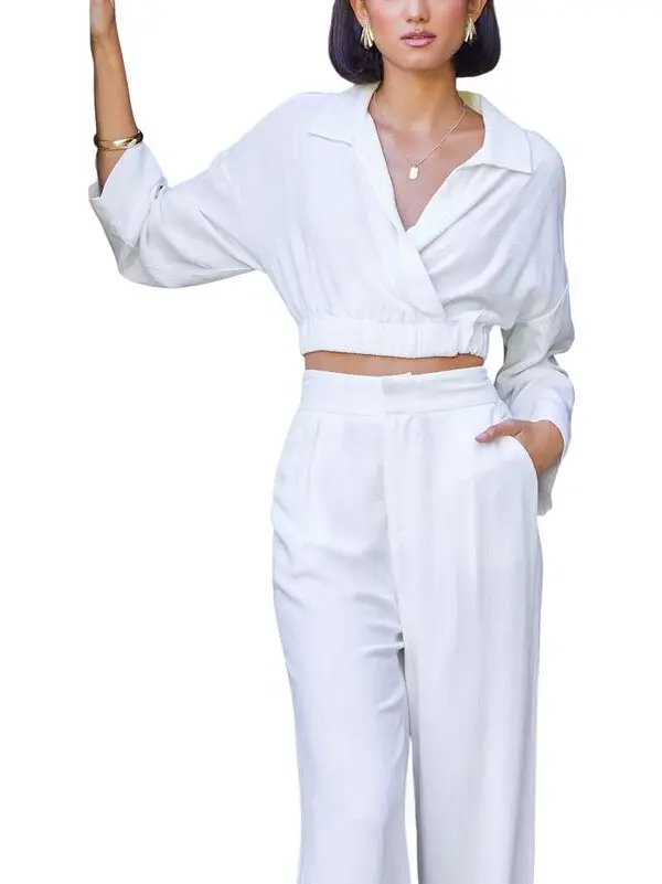 BISHOP + YOUNG Sorrento Twist Front Top - Shell